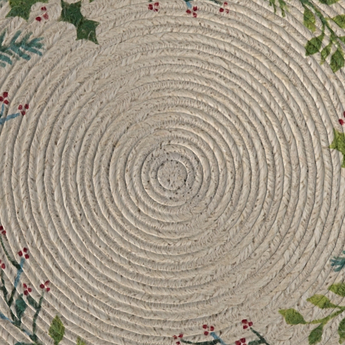 Second Life Marketplace - CJ Christmas Braided Round Rug Set02 ~ c+m