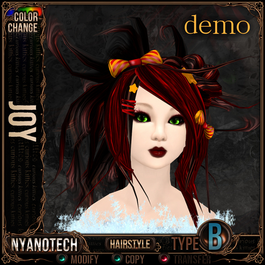 Second Life Marketplace - =^.^= Curious Kitties - Nyanotech Hair [Type ...
