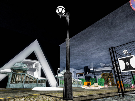 Second Life Marketplace - aX: Round Lamp Post