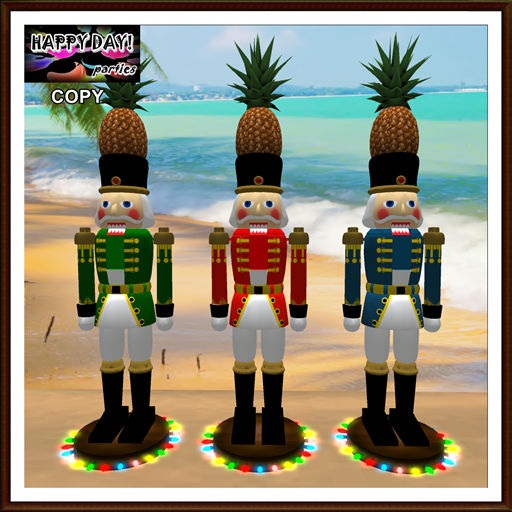 Second Life Marketplace - Christmas - Tropical Nutcracker Trio