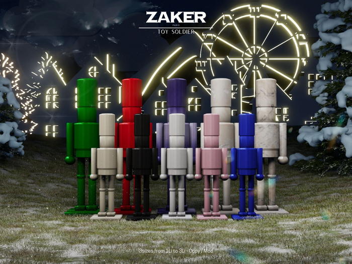 Second Life Marketplace - ZAKER : Toy Soldier FATPACK