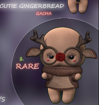 Second Life Marketplace - 1.YOKAI - Cutie Gingerbread GACHA - Fawn RARE