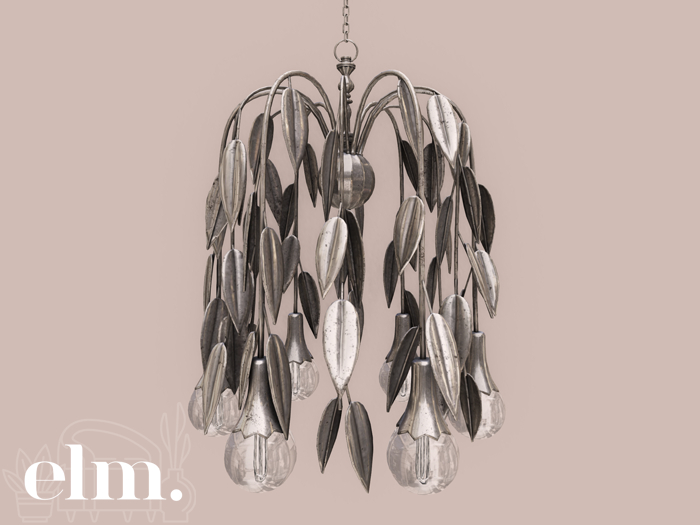 Second Life Marketplace - Elm. Talia Chandelier [Silver]