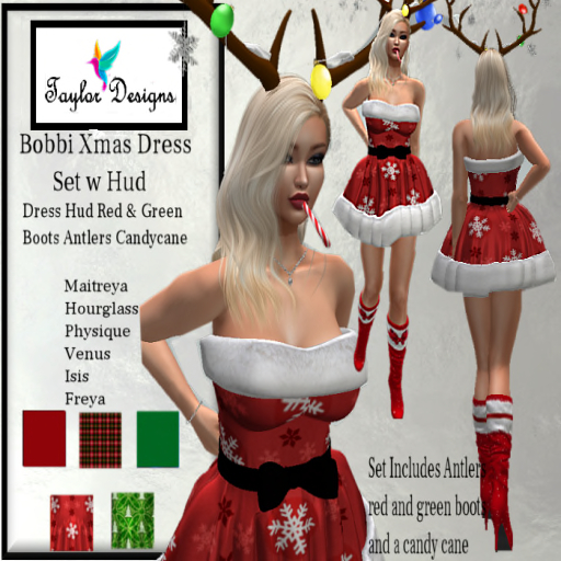 Second Life Marketplace - TD Bobbi Xmas Set