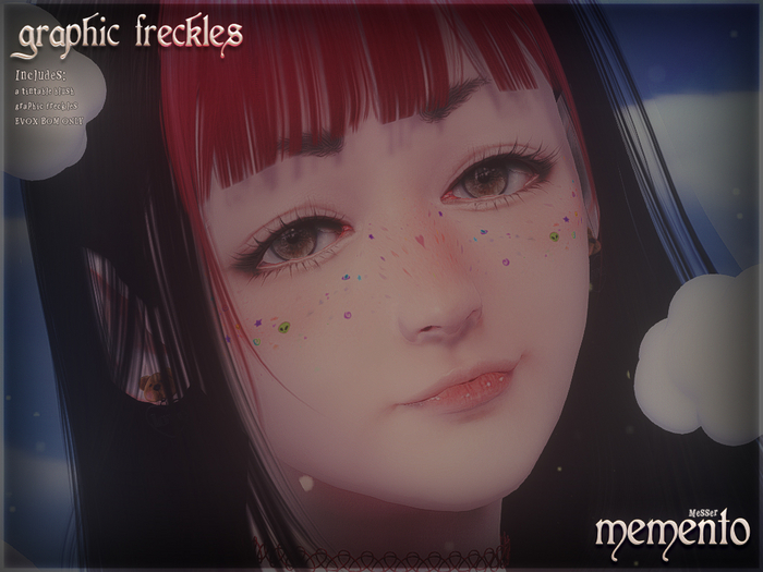 Second Life Marketplace - memento. Graphic Freckles :{EvoX}: | Kawaii ...