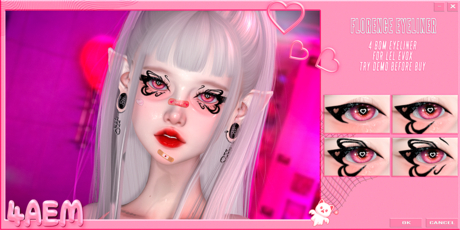 Second Life Marketplace - !4AEM - Florence eyeliner
