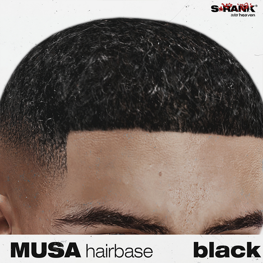 Second Life Marketplace - S-RANK "MUSA" HAIRBASE / BLACK