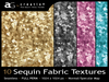Second Life Marketplace - ~AG~ Creation ~ 10 Sequin Fabric Textures ...