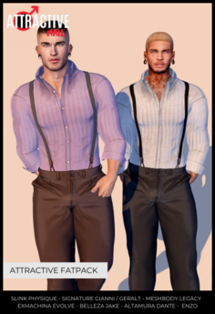 Second Life Marketplace - Attractive Outfit FATPACK - SLINK - SIGNATURE ...