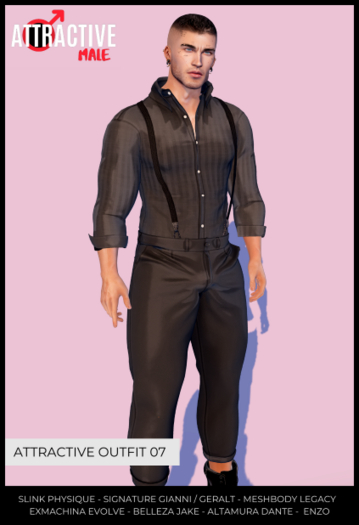 Second Life Marketplace - Attractive Outfit 07 - SLINK PHYSIQUE ...