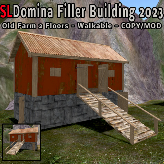 Second Life Marketplace - Filler Building - SLDomina Old Farm Filler ...