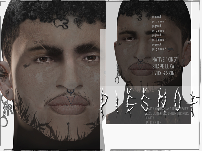 Second Life Marketplace - p i gsnuf: SHAPE - King + skin /10% OFF INWORLD