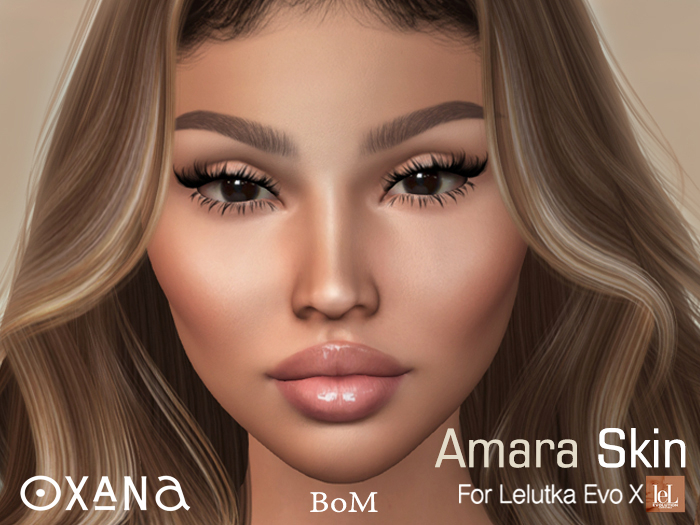 Second Life Marketplace - Oxana - Amara Skin Toffee (LeL EvoX)