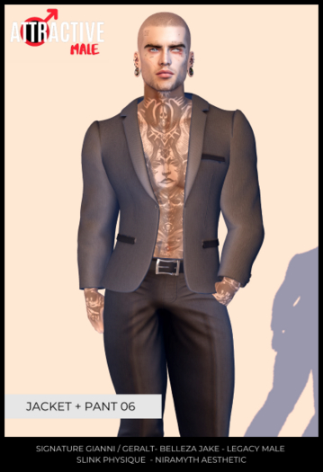 Second Life Marketplace - FULL JACKET SUIT 06 - Signature Gianni ...