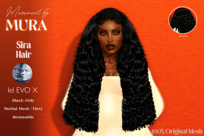 Second Life Marketplace - Movement by Mura - Sira Hair