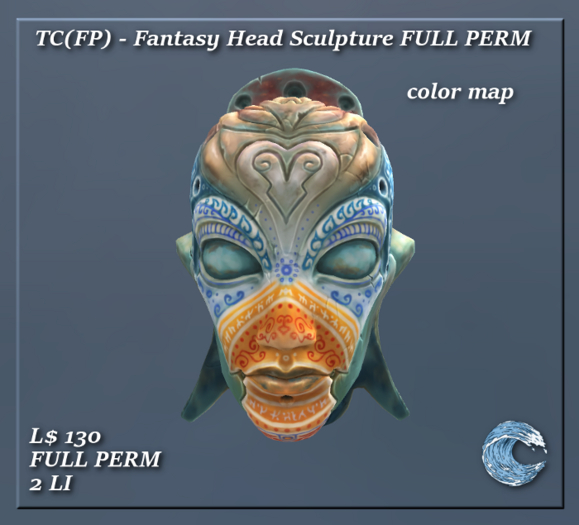 Second Life Marketplace - Fantasy Head Sculpture FULL PERM