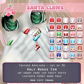 Second Life Marketplace - [CB] "Santa" Claws