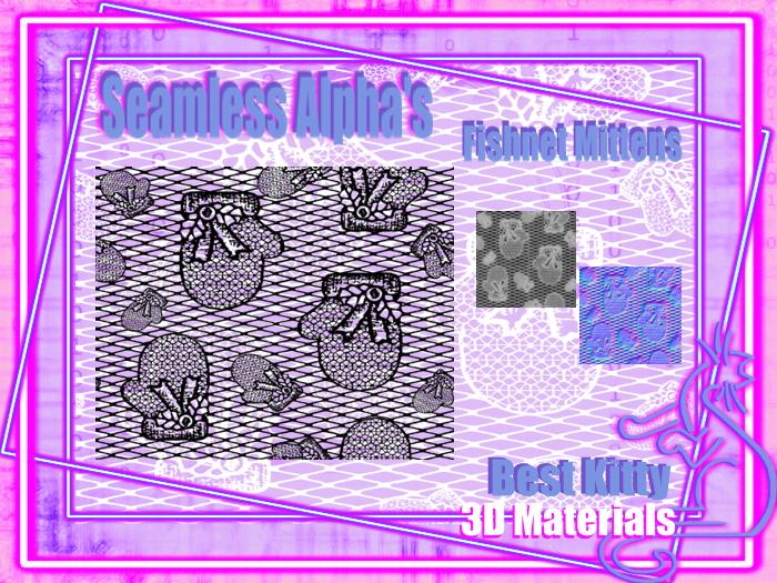 Second Life Marketplace - Best Kitty Seamless 3D Textures and Materials ...