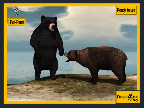 Second Life Marketplace - ::DisturbeD:: Forest Bears - FULL PERM MESH