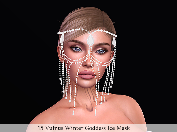 Second Life Marketplace - 15 Vulnus Winter Goddess Ice Mask