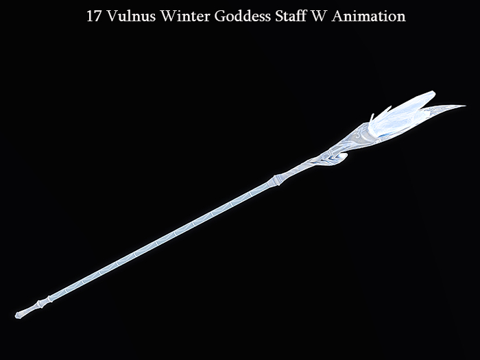 Second Life Marketplace - 17 Vulnus Winter Goddess Staff W Animation