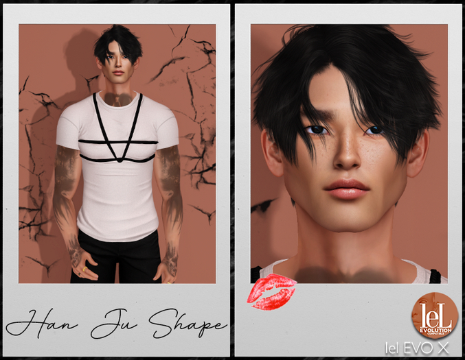 Second Life Marketplace - [OTHER FACES] Han-Ju Shape (LeL EvoX Alain 3.1)