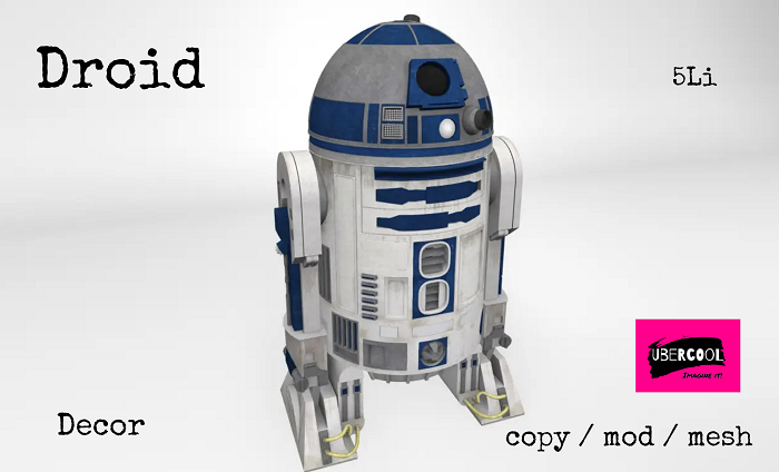 Second Life Marketplace - *uC* Sci-Fi Droid Decor