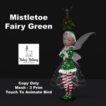 Second Life Marketplace - Mistletoe Fairy Green