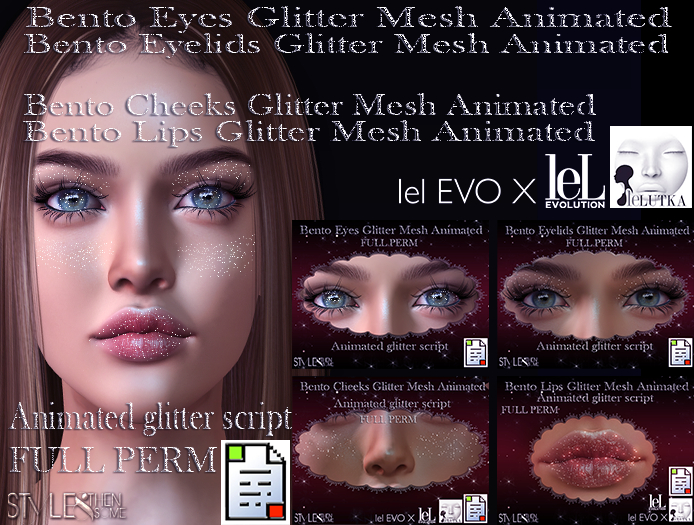 Second Life Marketplace - STYLE-Full perm LeLutka Evo / EvoX Bento Mesh ...