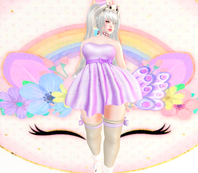 Second Life Marketplace - Rosachiclete kawaii - Set Princess lilac ...