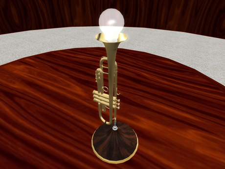 Second Life Marketplace - TM Trumpet Lamp