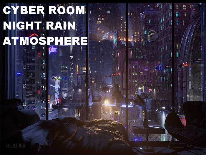 Second Life Marketplace - SOUND FX CYBER ROOM NIGHT RAIN ATMOSPHERE