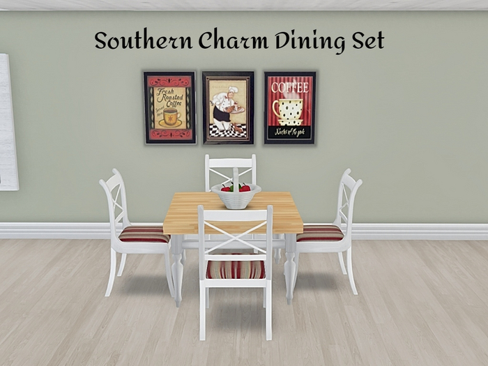Second Life Marketplace - Southern Charm Dining set ( Sale) (promo)