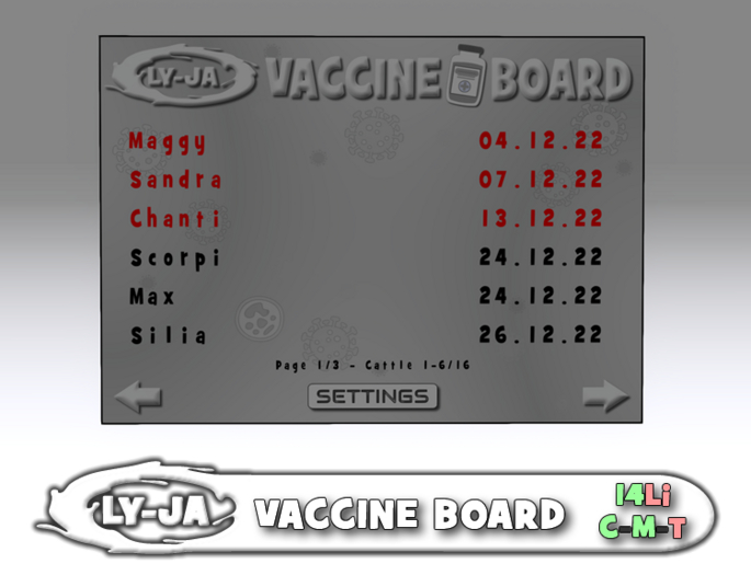 Second Life Marketplace - [LY-JA] MM Vaccine Board