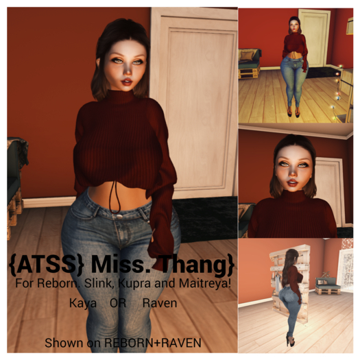 Second Life Marketplace - {ATSS} Miss. Thang Shape (REBORN)