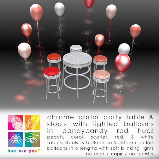 Second Life Marketplace - "hue are you?" dandycandy red hues parlor ...