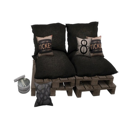 Second Life Marketplace - .:Bee designs:. Home Theater Decor Gacha sofa ...