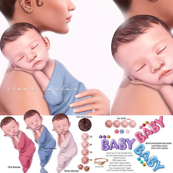 Second Life Marketplace - *[Black Bantam] ALL HUD Baby RARE