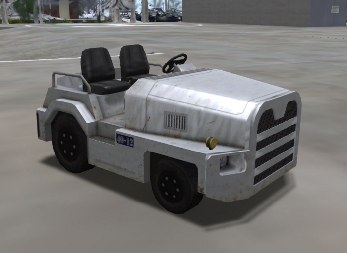 Second Life Marketplace - MESH Airport Tow Tug Tractor