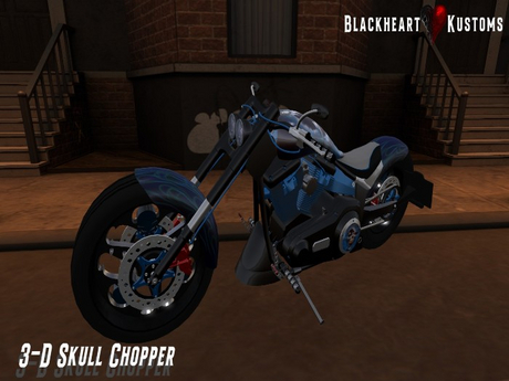 Second Life Marketplace - 3-D Skull Chopper