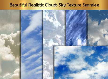Second Life Marketplace - Beautiful Realistic Clouds Sky Texture Seamless E