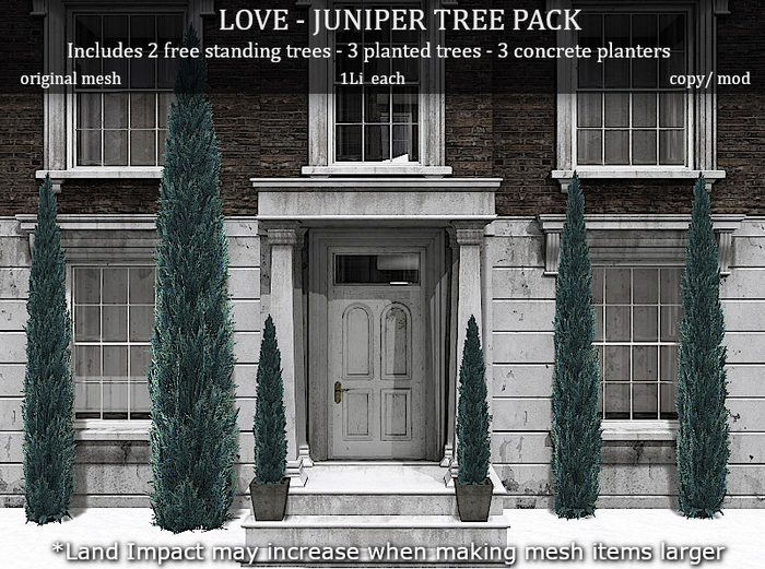 Second Life Marketplace - LOVE SUPERSTORE - JUNIPER TREE PACK