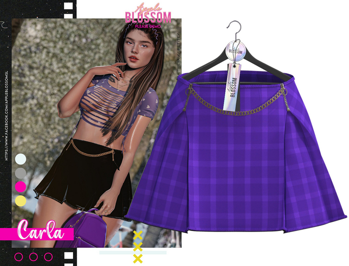 Second Life Marketplace - Apple Blossom // Carla Skirt No.14