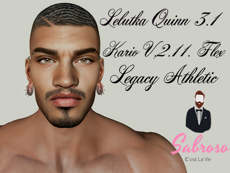 Second Life Marketplace - Sabroso-Carter Shape for Lelutka Quinn 3.1 ...