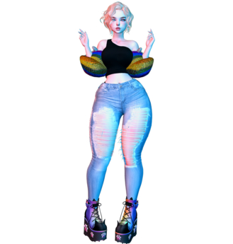 Second Life Marketplace - [Lucoa's Shop] Daisy Shape Lelutka Prim