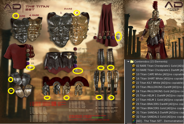 Second Life Marketplace - [AD] - The Titan SET-white