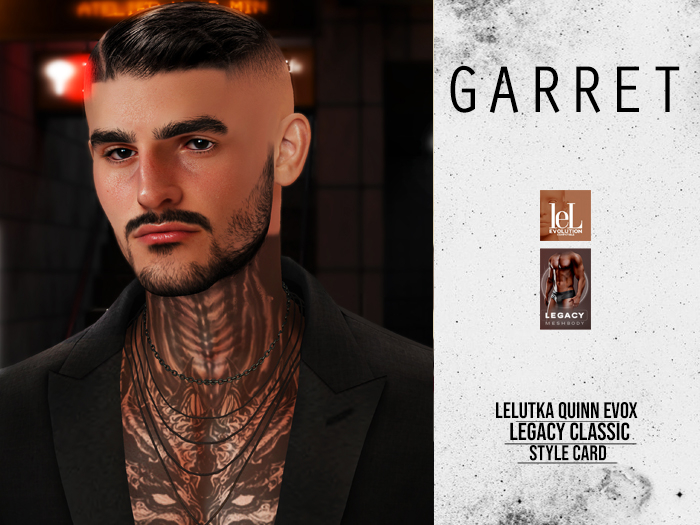 Second Life Marketplace - Garret Shape - Lelutka Quinn Evox