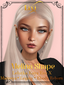 Second Life Marketplace - Lixi - Melina Shape - Lel EvoX Kaya 3.1