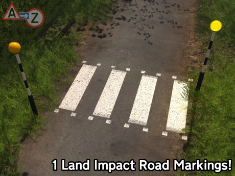 Second Life Marketplace - {A to Z Signs} Belisha Beacons Pack