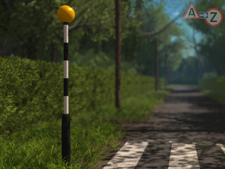Second Life Marketplace - {A to Z Signs} Belisha Beacons Pack
